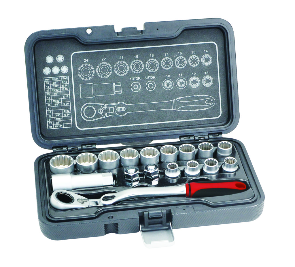 17PC Go-Through Flexible Rapid SOCKET SET – William Tools